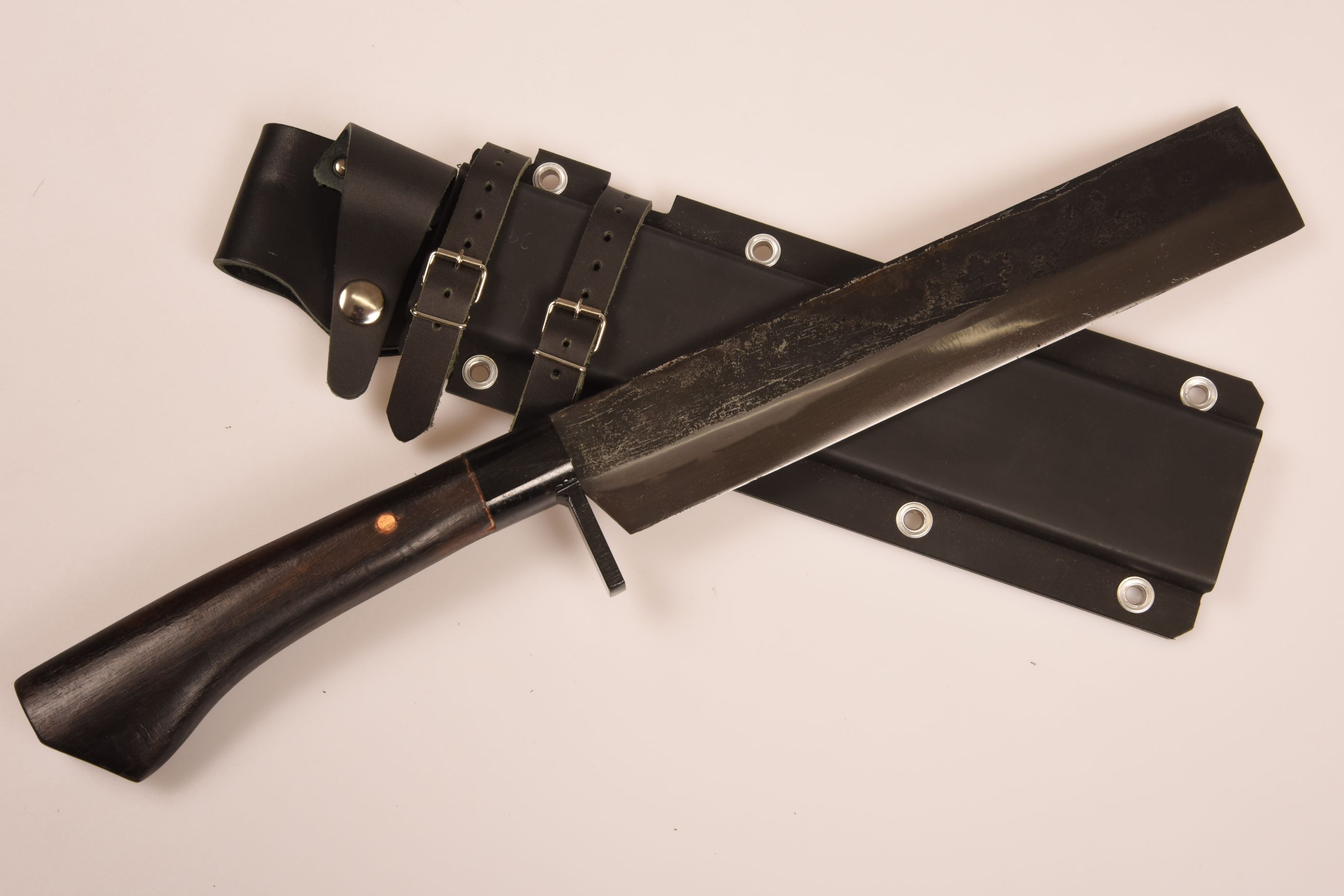 MARUYOSHI MFG. SHOP / Red Orca Big hatchet Black 240mm blade